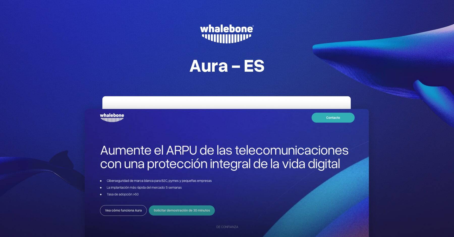 Whalebone Aura | Telco Cybersecurity | Aumente su ARPU